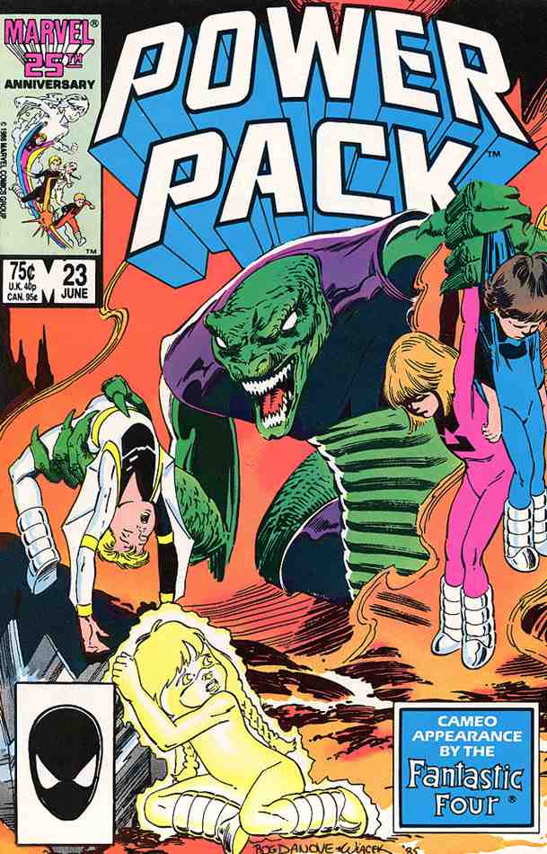 Power Pack Marvel comic book